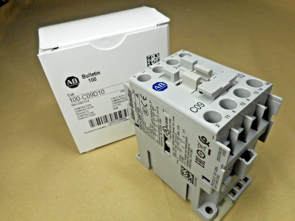 100-C09D10 New Allen Bradley IEC 9 A Contactor – oriental-techhub