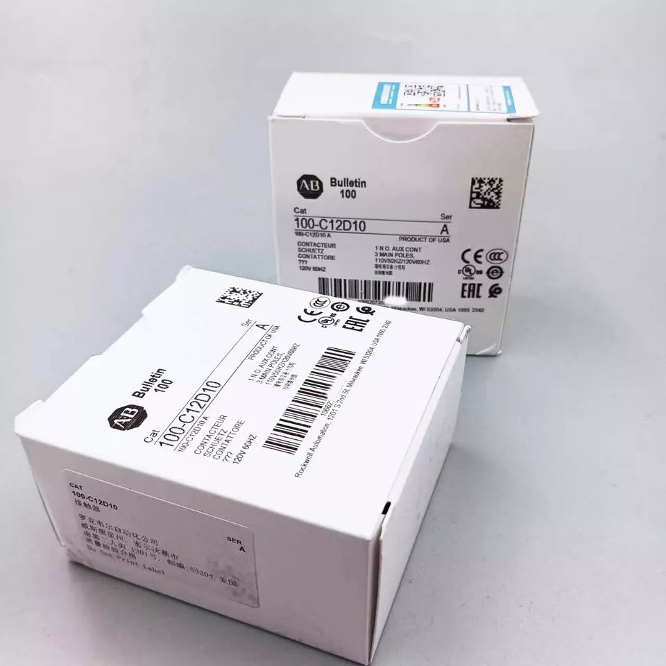 100-C12D10 New Allen Bradley IEC 12 A Contactor – oriental-techhub